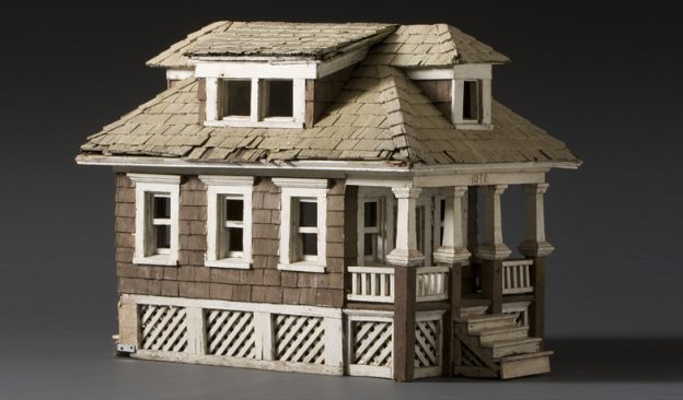Cape Cod Style Shingled Cottage with White Trim - Just Folk